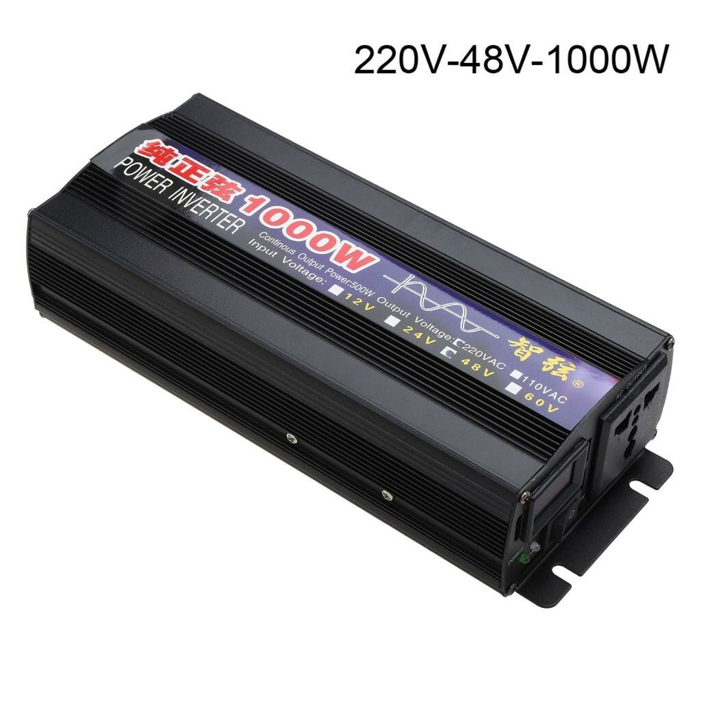 Преобразователь напряжения 12В/24В в 220В, 48-60V - 1000W