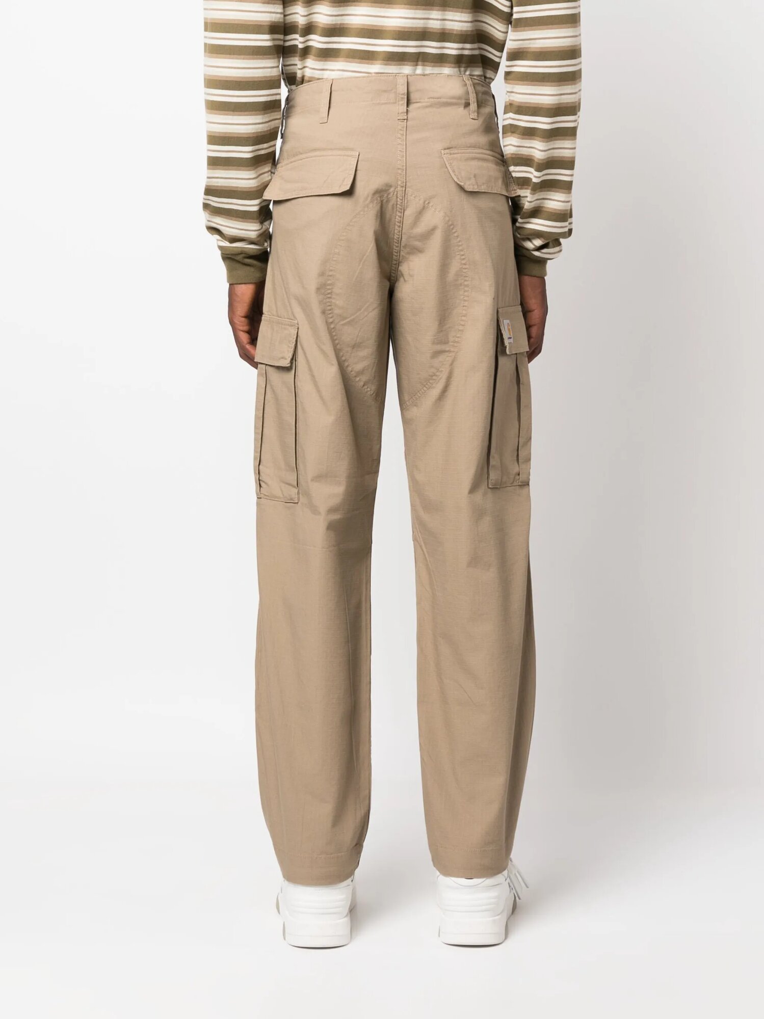Брюки классические Carhartt WIP, размер 30/32, коричневый — фото 1