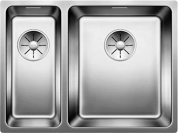 Мойка кухонная Blanco Andano 340/180-U 522977 металлическая, 58x44, прямоугольная, мойка для кухни, под столешницу, немецкая