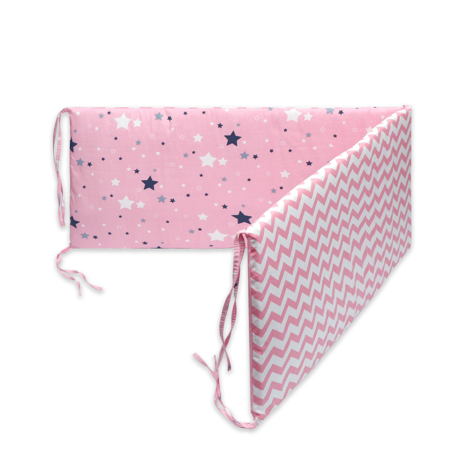 Новый кросс-бордерный популярный бампер для детской кроватки, защитный бортик для кровати малыша, антиударный бампер с печатным рисунком, оптовая продажа