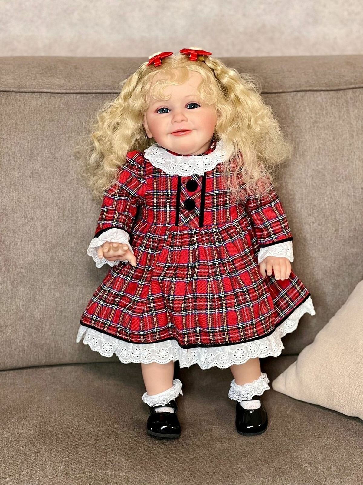 Кукла Реборн мягконабивная 60 см