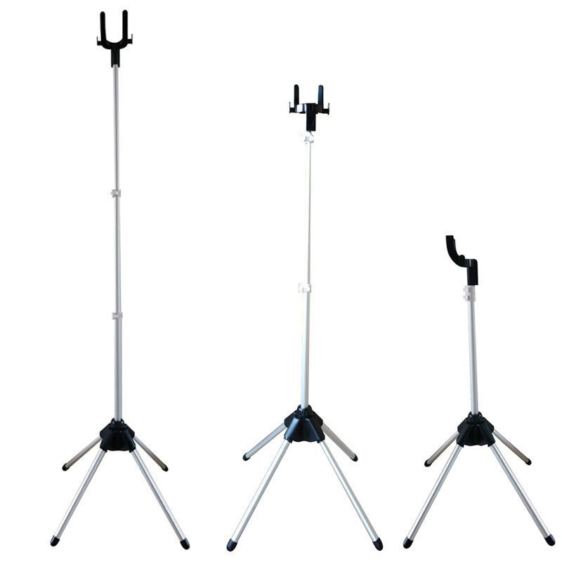 Стойка для отпаривания одежды, независимая гладильная стойка с гладильной доской, металлическая четырехногая стойка, складная, удобная для хранения, модель с алюминиевым сплавом и крючком