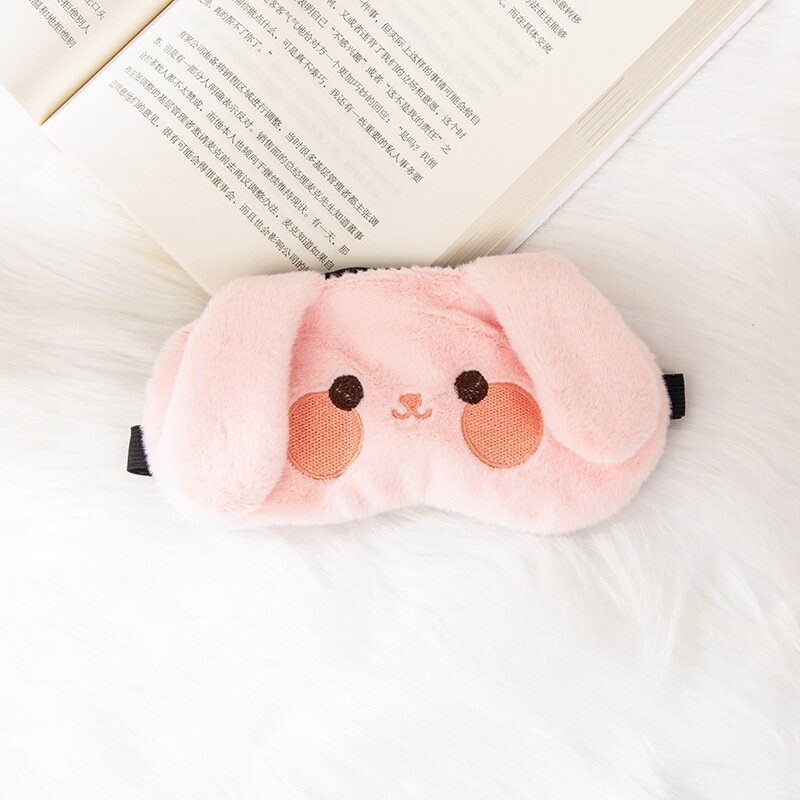 Кросс-бордерная новая плюшевая милая маска для глаз с мультяшным дизайном, ледяной пакет для детей, мужчин и женщин, снятие усталости, блокировка света, производитель оптовых продаж