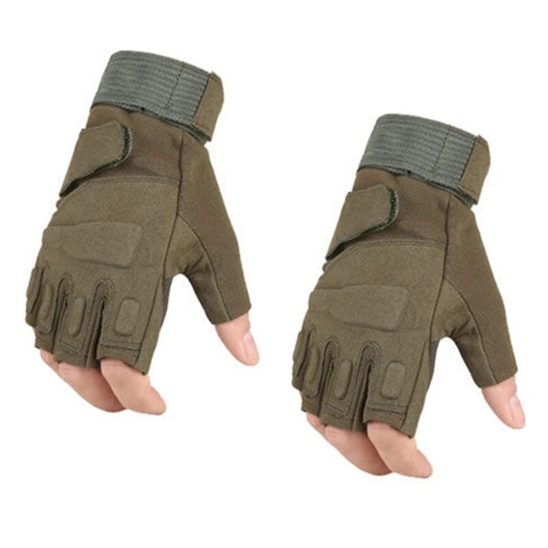 MUMIAN Полупальцевые перчатки для спорта из полиэстера L, Green