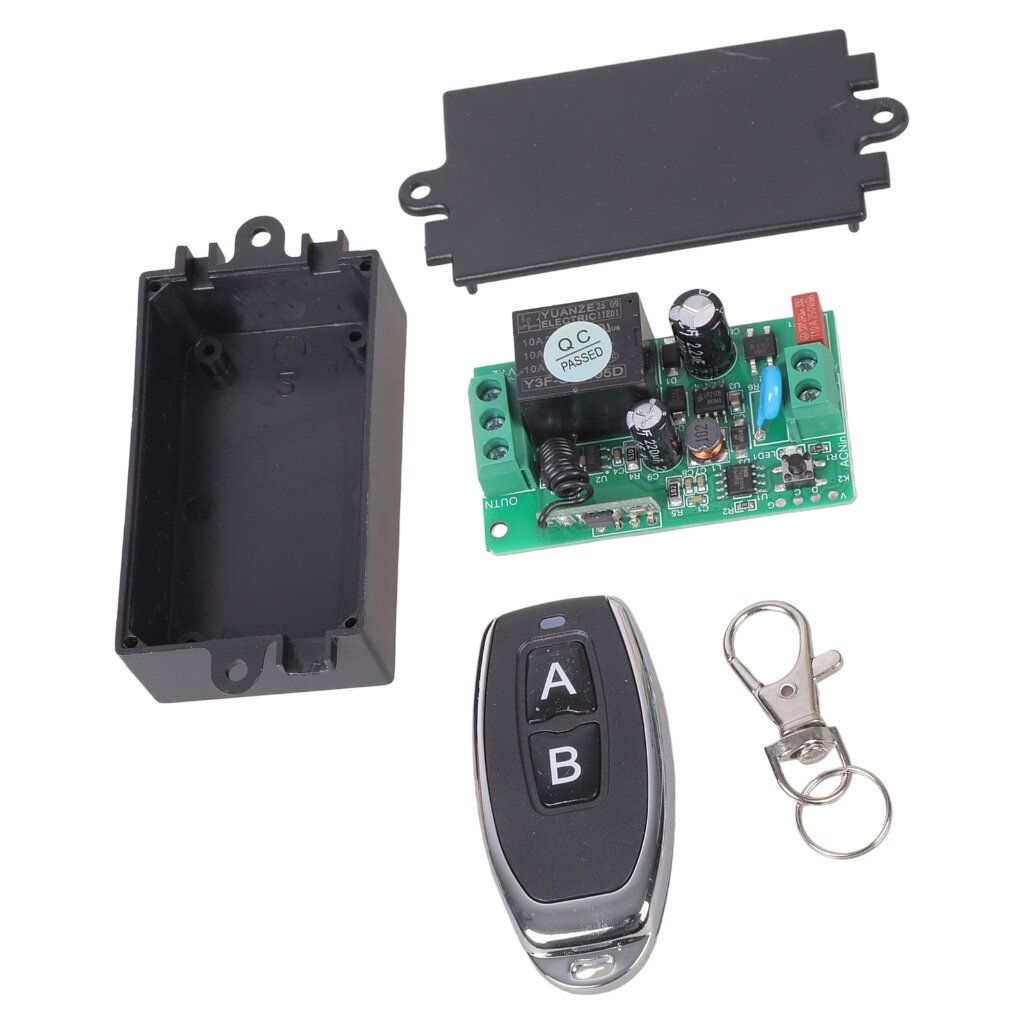 AC 220V 1CH RF 433 МГц Беспроводной Пульт Дистанционного Управления Переключатель 1527 Обучающий Код 1 Релейный Контроллер Освещения Лампы