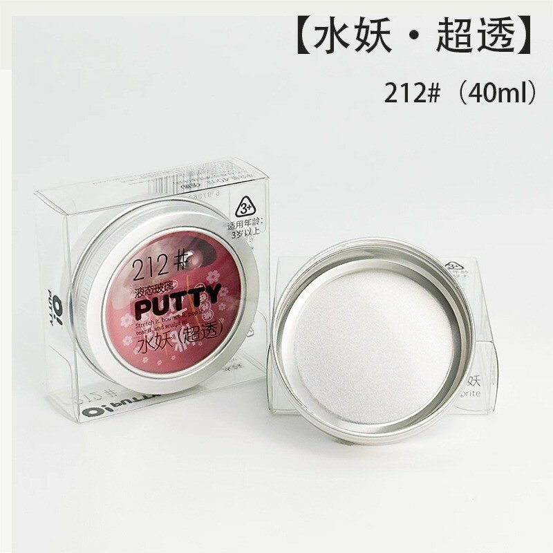 Ослим Маленький Слайм, Жидкий Стеклянный Клей, Детская Игрушка для Снятия Стресса, Пружинящая Грязь, Кристаллическая Грязь, Версия с Изменением Цвета