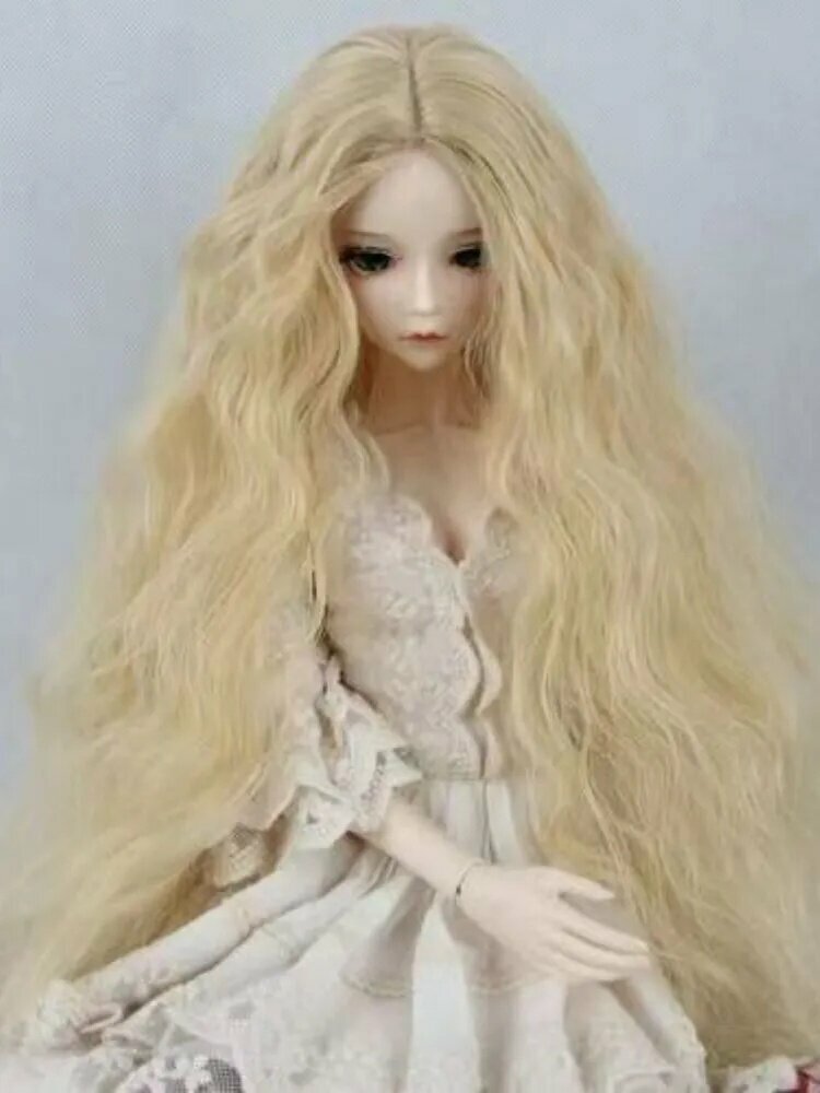 Парик для кукол BJD 1/6 30 см сменные волосы для шарнирных кукол окружность головы 15-17 см