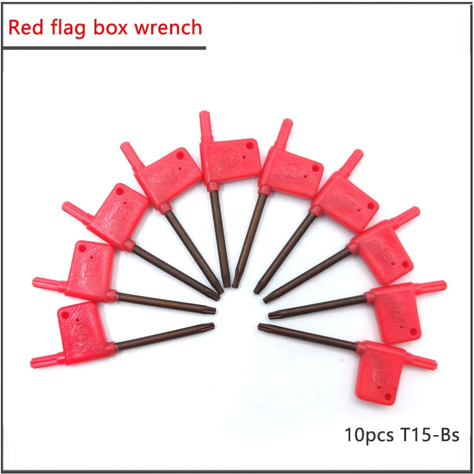 Шестигранные ключи T6 T7 T8 T9 T10 T15 T20 10PCS T15-BS