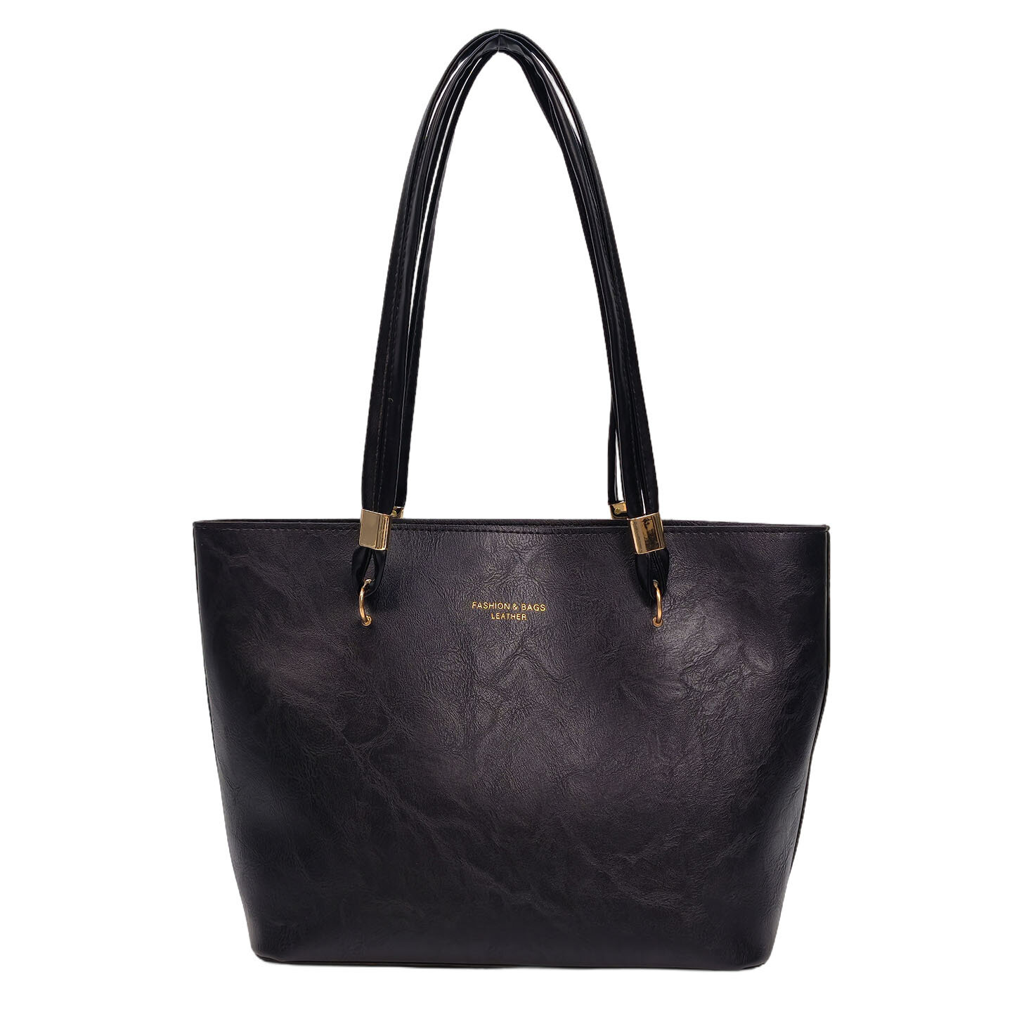 Винтажная сумка большой вместимости 2026, простая, модная, с текстурой, сумка через плечо, однотонная, повседневная, ручная сумка-тоут