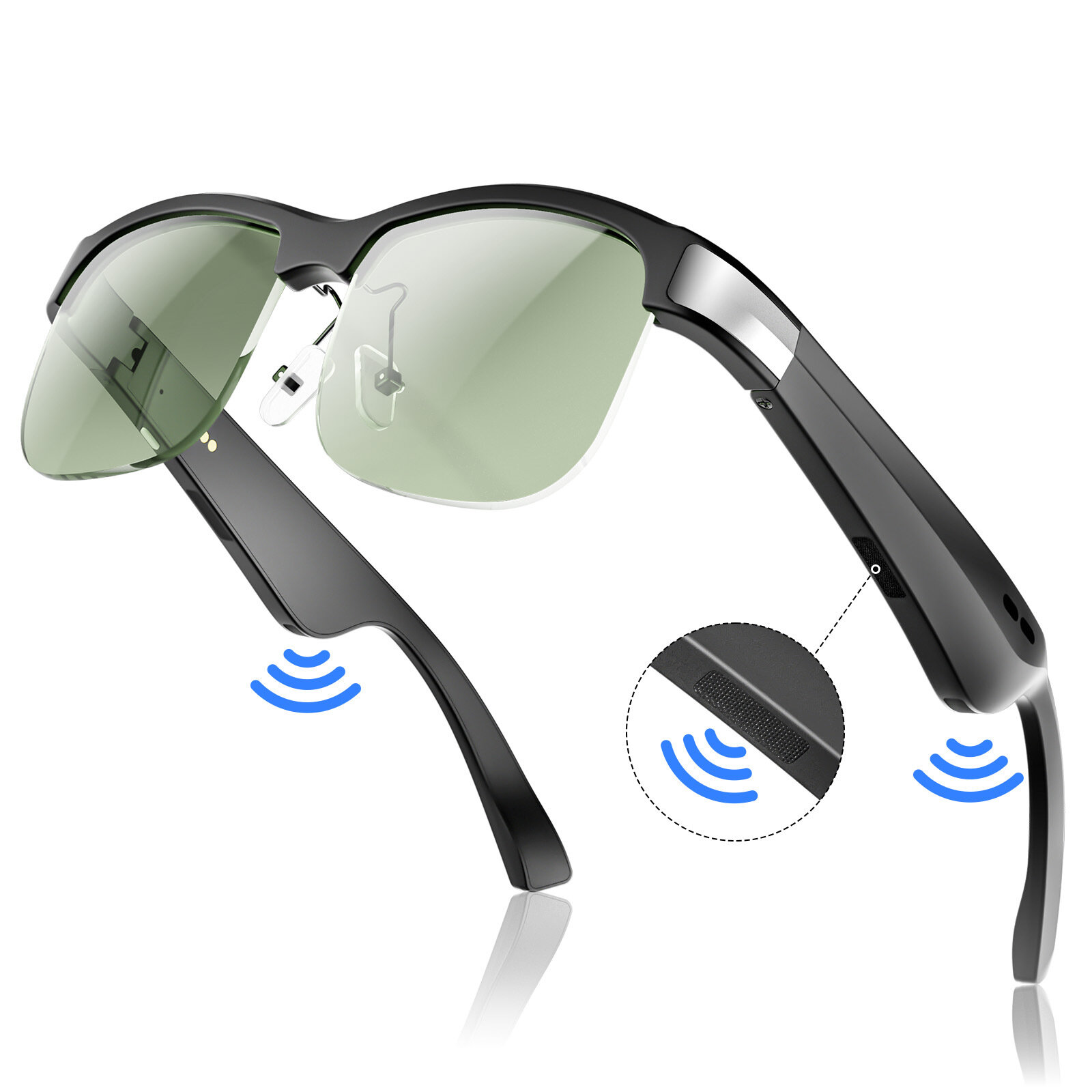 Style Модные умные очки Открытый звук Bluetooth Звонки Драйвинг Солнцезащитные очки