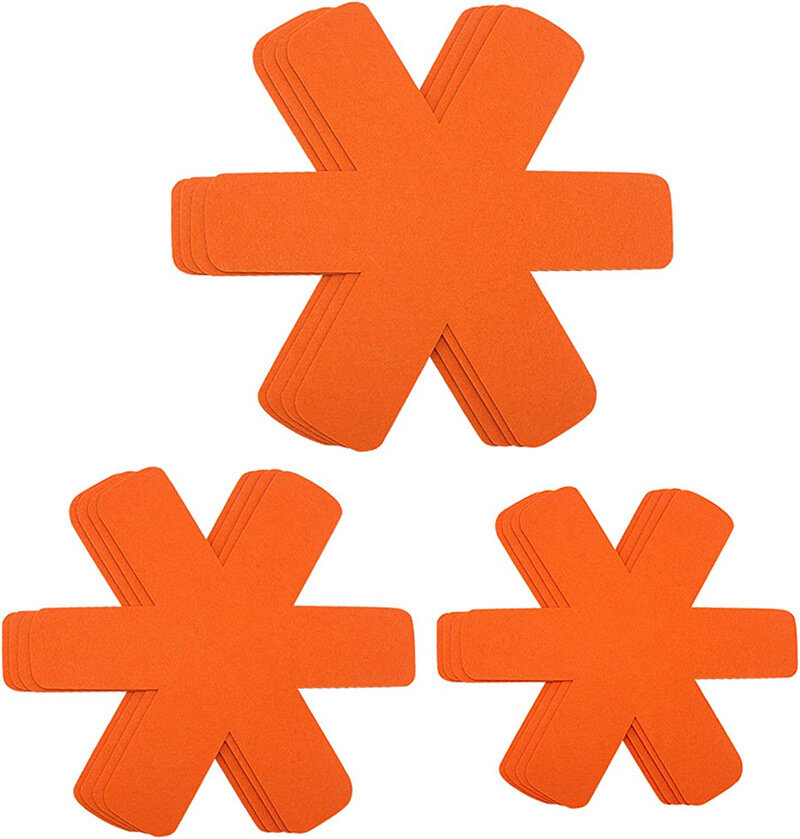 Фетровая подставка для кастрюль, антипригарная сковорода, нескользящая термоизоляционная защитная подложка, антиударная водопоглощающая подушка, защитный слой для посуды, фетровый кусок