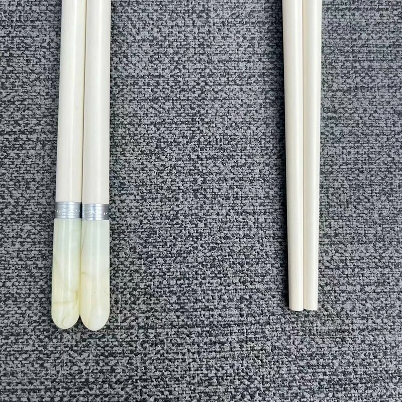 Имитация нефрита, инкрустированная золотом, с вставками из бирюзы и воскового сплава, палочки для еды для использования