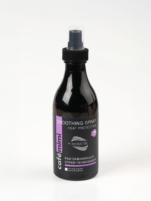 Разглаживающий спрей-термозащита Cafe mimi, 250 мл
