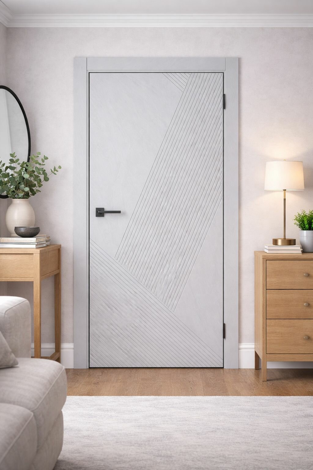 Межкомнатная дверь Дюна 1 (700х200), Мистраль