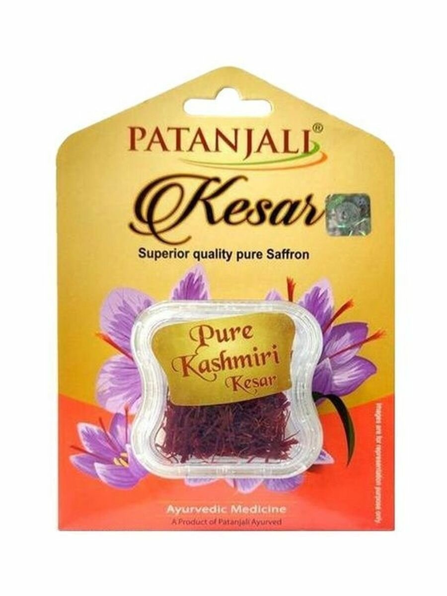 Шафран Патанджали / Kesar Pure Kashmiri 1 гр