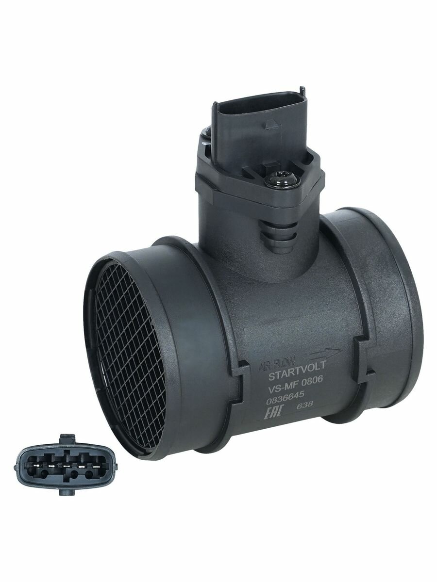 Датчик массового расхода воздуха STARTVOLT VS-MF 0806 для Hyundai Santa Fe, Elantra / Хендай Санта Фе, Элантра