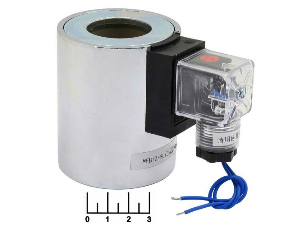 Соленоид ~220V 36W (MFB12-90YC) + разъем d-31/31 с проводом
