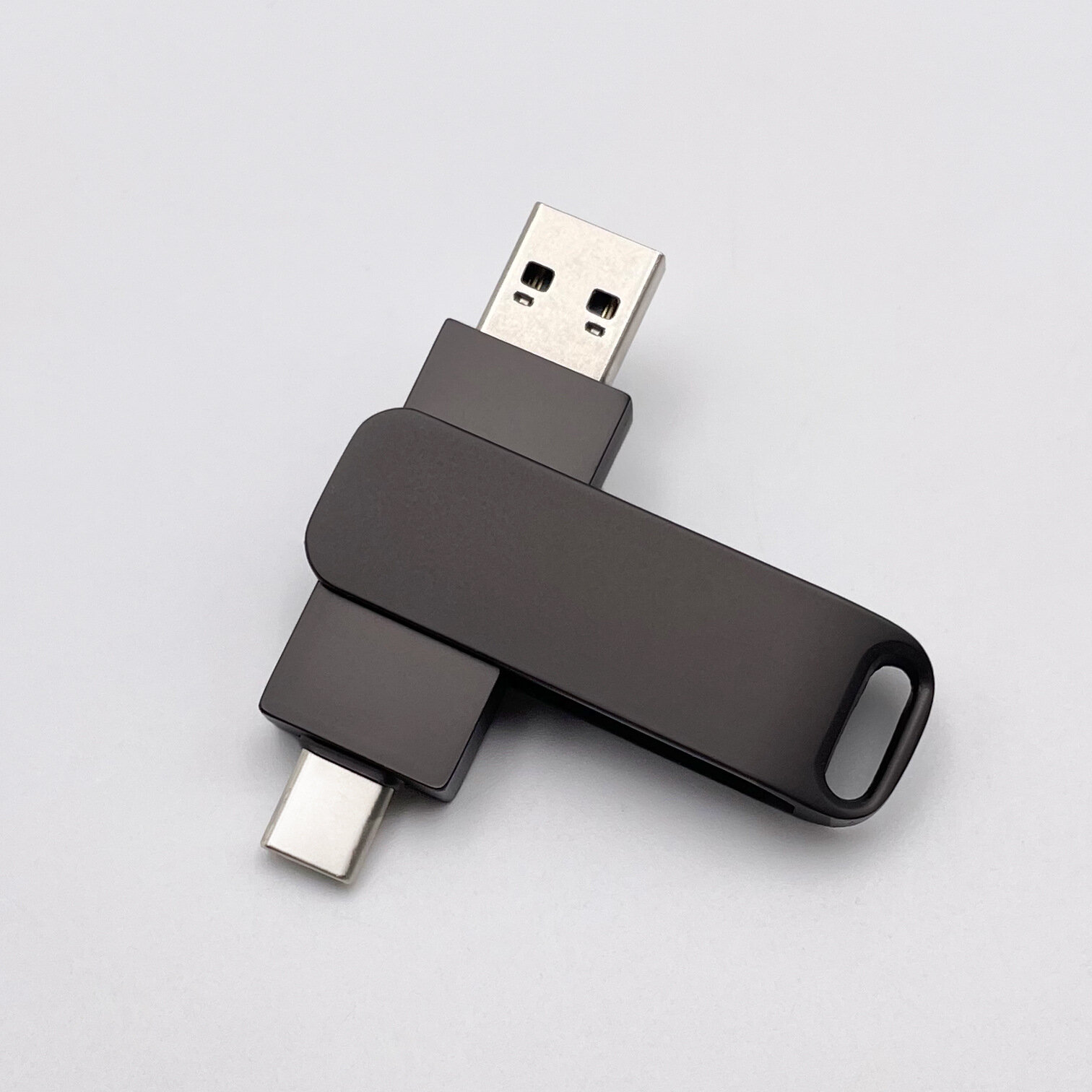 USB-флешка с двойным интерфейсом TYPE-C, USB-флешка для мобильного телефона, с возможностью нанесения логотипа, вращающаяся, высокоскоростная, большой емкости, автомобильная USB-флешка 16 ГБ