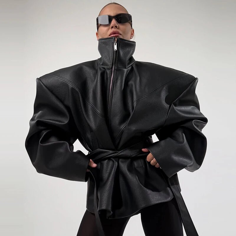 Куртка кожаная