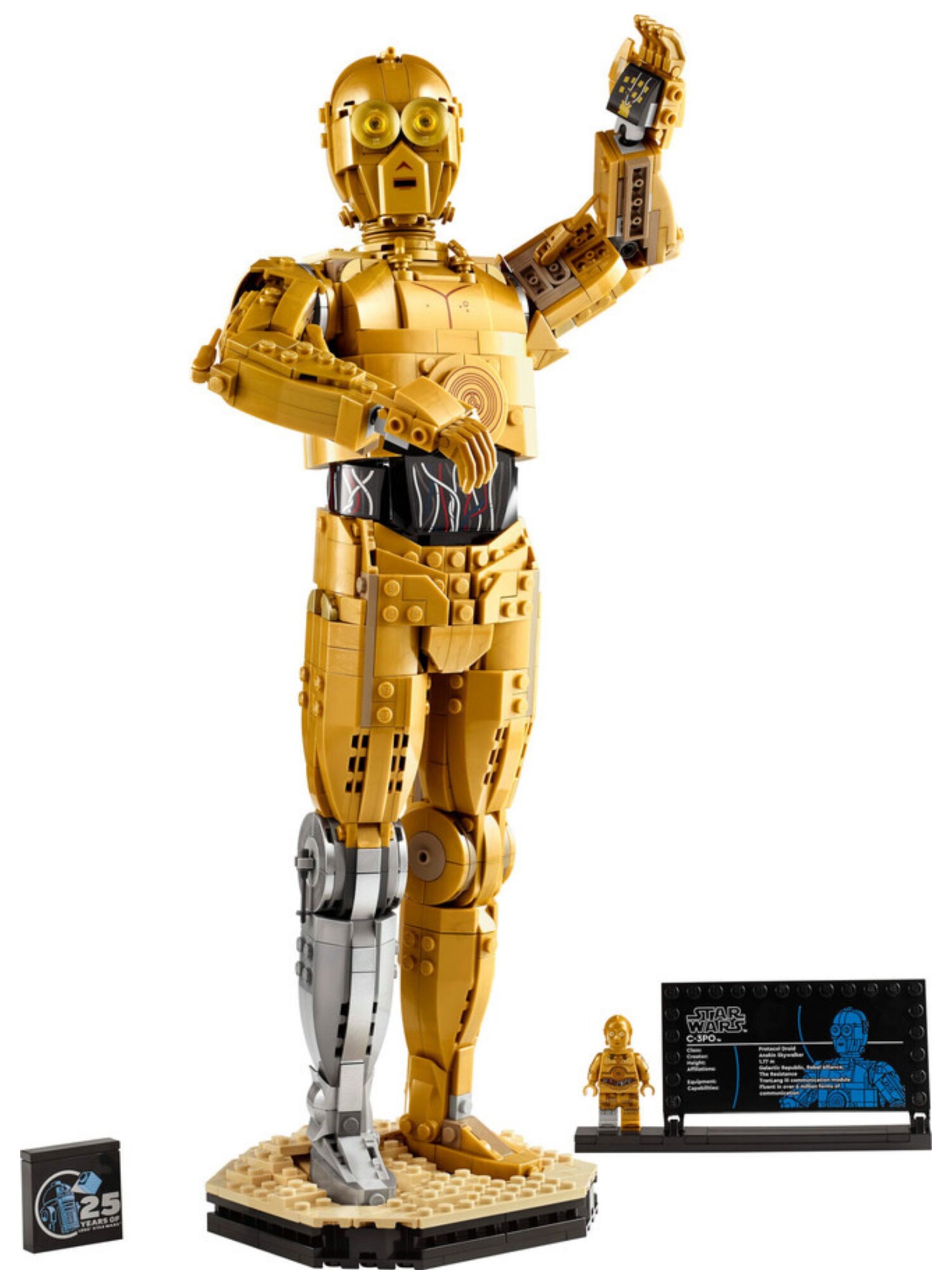 Конструктор LEGO Star Wars 75398 дроид C-3PO блочный, 1138 шт. — фото 1