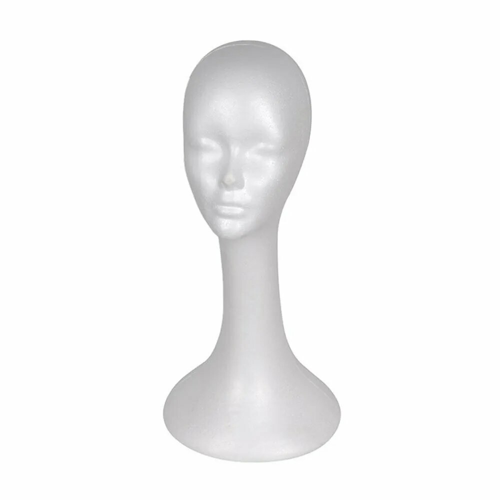 Макет головы для демонстрации париков и шарфов, из пеноматериала