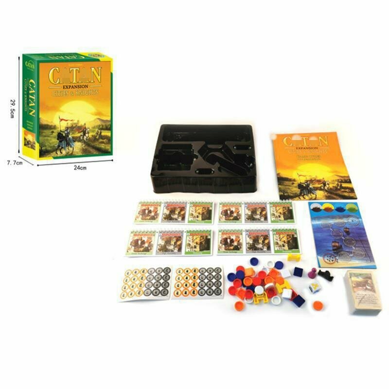 Кросс-бордерная английская версия настольной игры Catan CATAN Basic Expansion 5-6 Ocean Puzzle, игрушка для отдыха, карточная игра