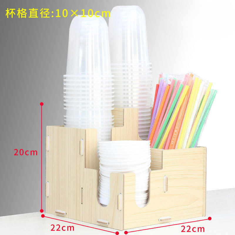 Одноразовый держатель для стаканов, бумажный держатель для стаканов, держатель для стаканов в молочном чайном магазине, настольная стойка для хранения, размещение стаканов Hongna без дерева