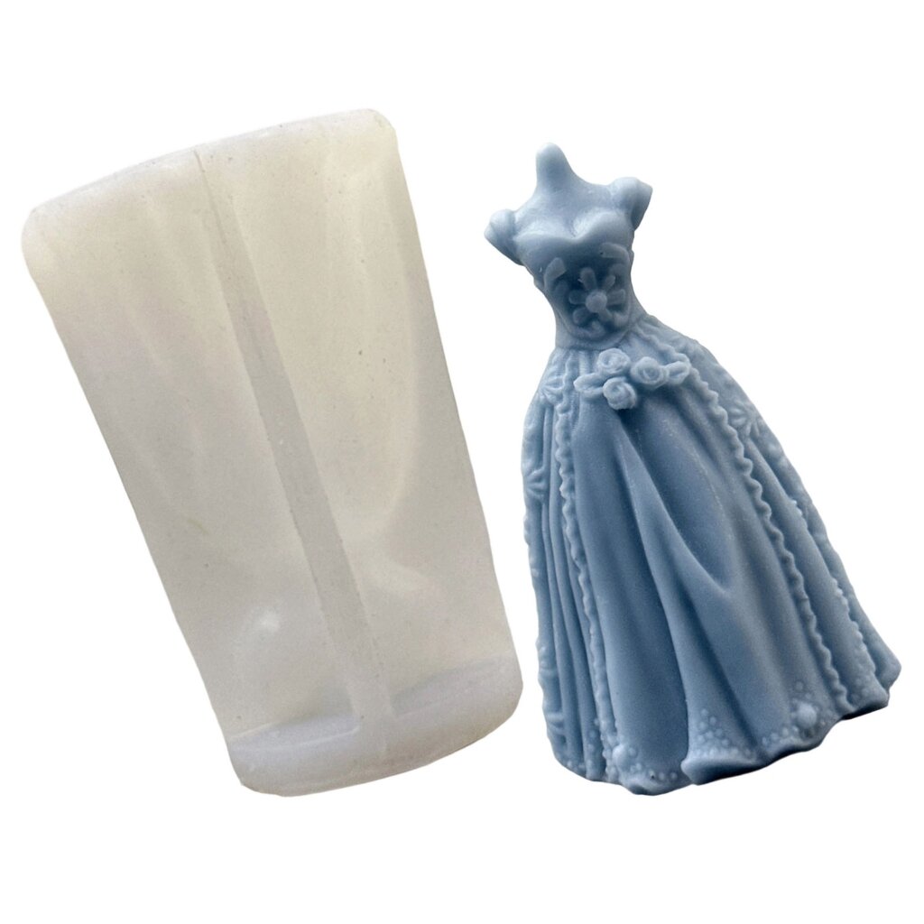 Силиконовая форма для объемной свадебной ароматической свечи для новобрачных-B048