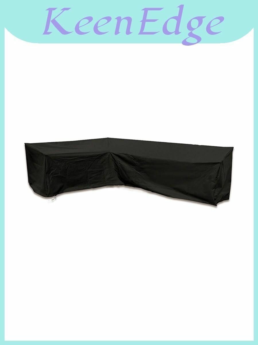 Чехол для садовой мебели 300*300*98 см для защиты углового дивана на открытом воздухе из ротанга, 215*215*82 см/84.6*84.6*32.3 дюйм