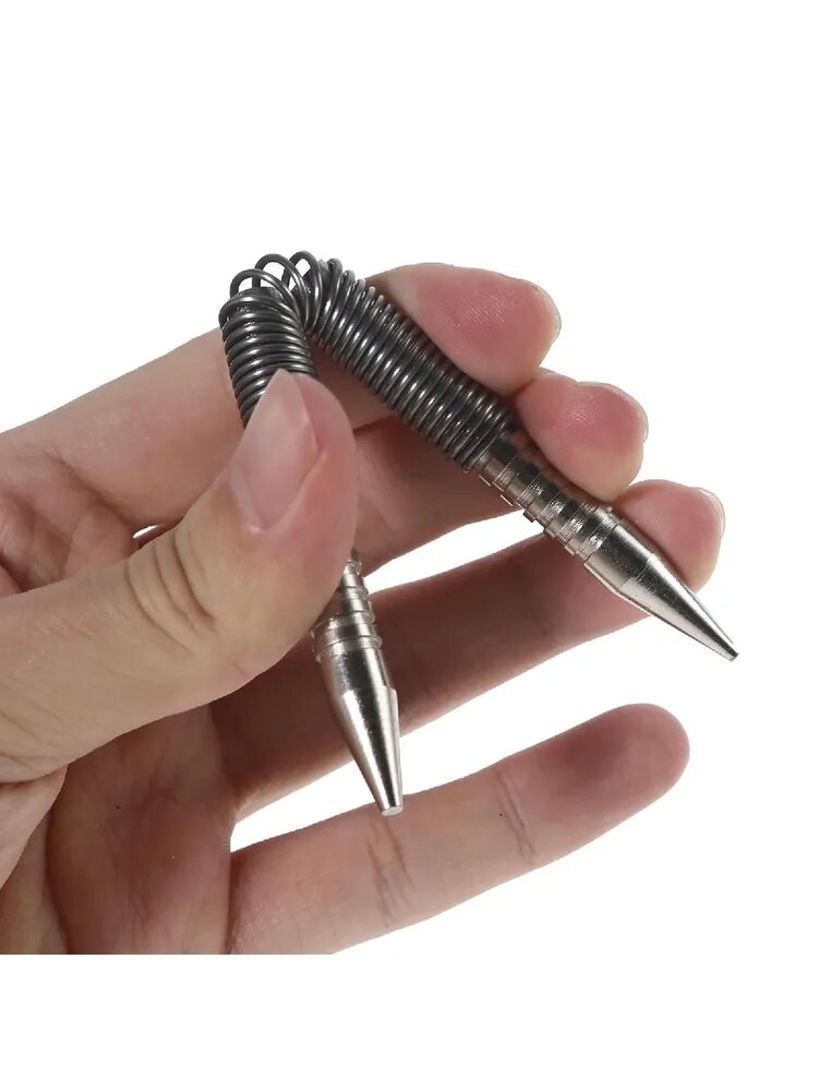 Пружинный центральный пробойник