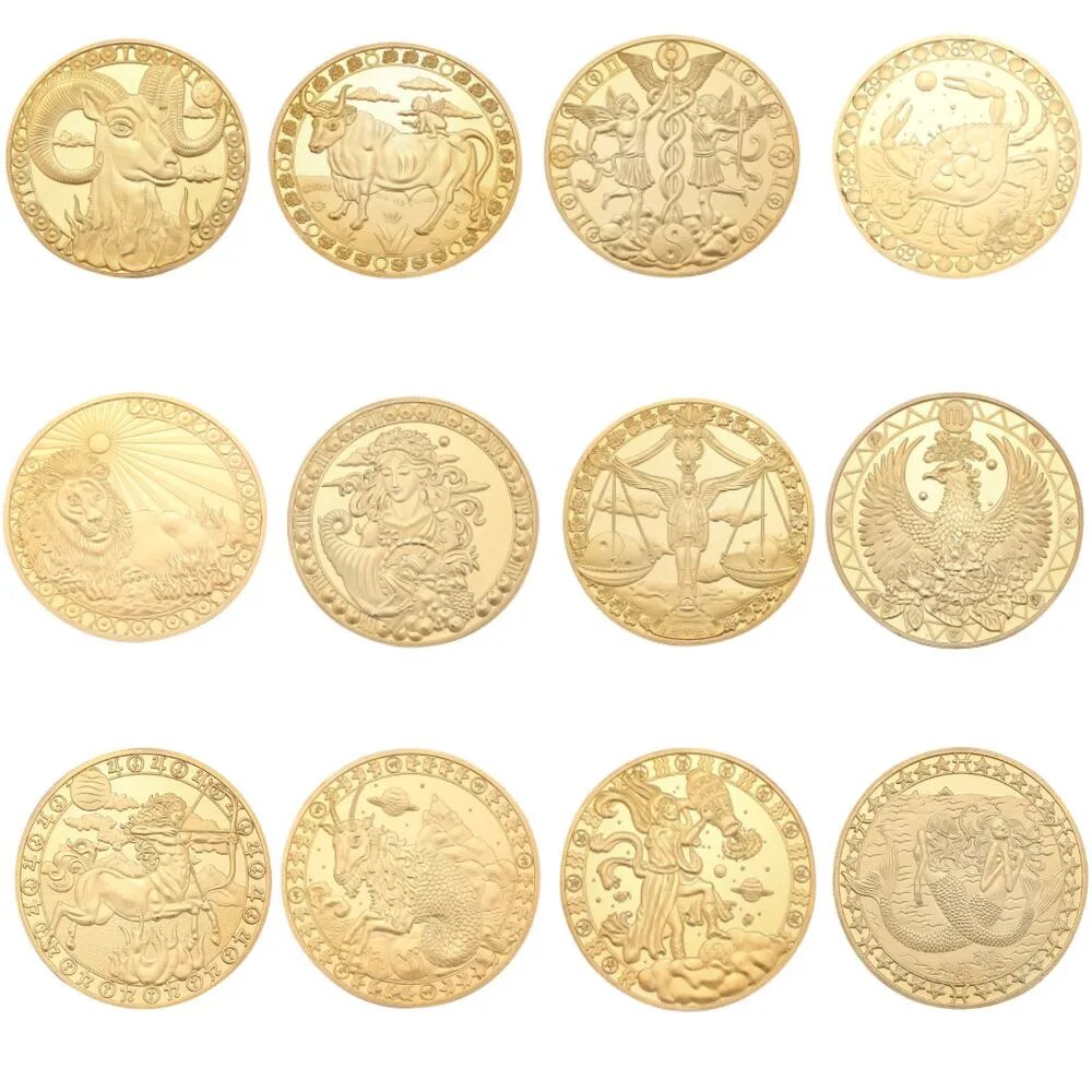 Памятные монеты для знаков Зодиака