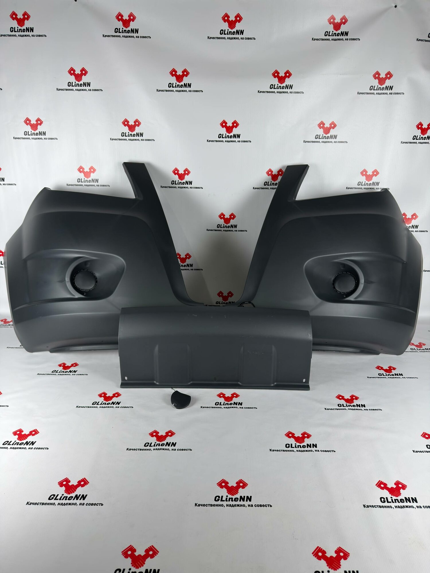 Бампер на газель некст (3 детали) ABS-пластик A21R23-2803015