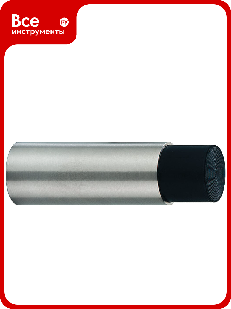 Дверной настенный амортизатор Hafele 78 мм, нержавеющая сталь, матовая