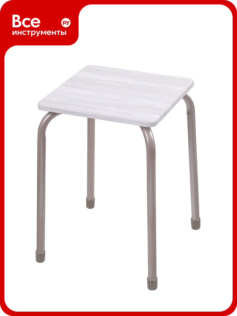 Табурет Nika Комфорт 2 ТКМ2/Б Винтаж белый