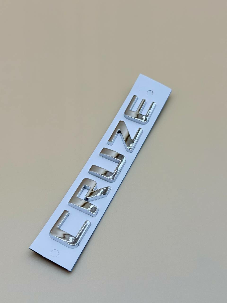 Надпись Наклейка знак Cruze Chevrolet 11.5см Хром