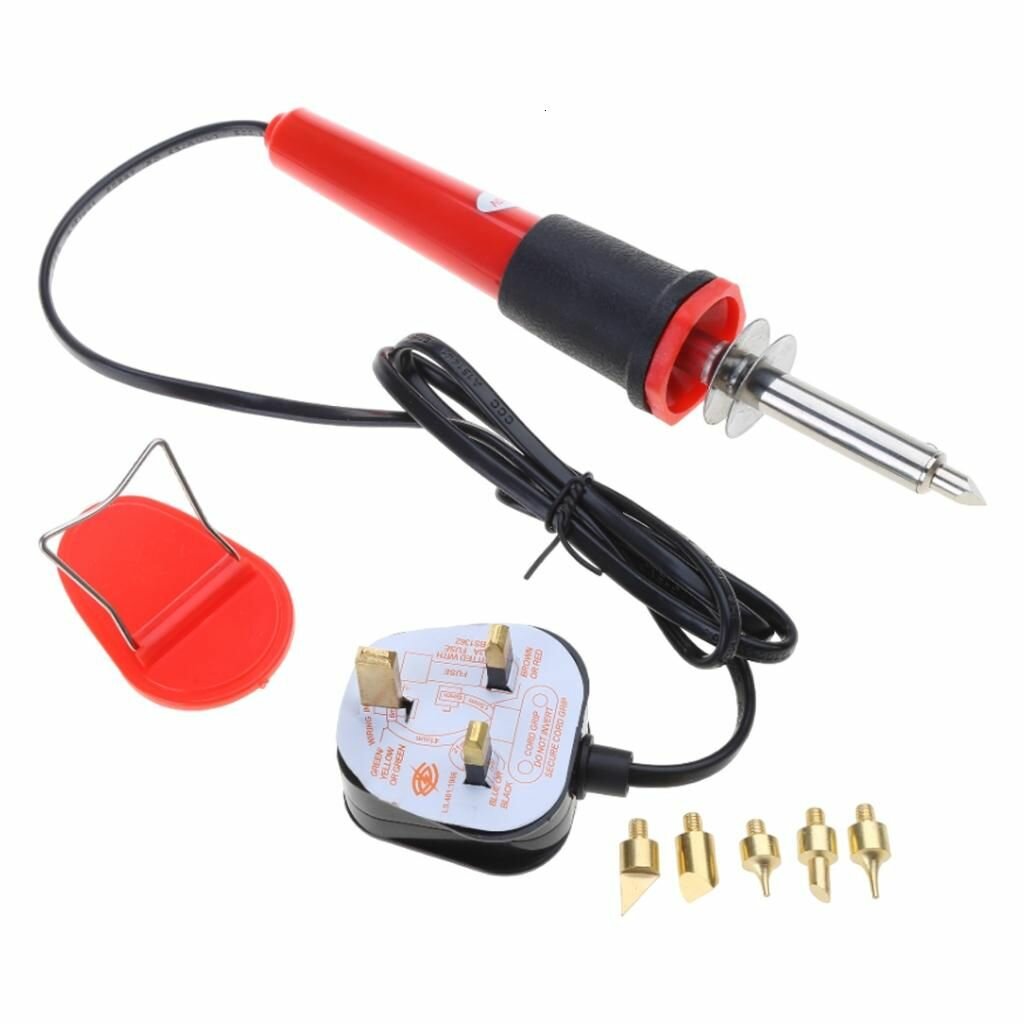 7 шт. DIY выжигатель по дереву и коже, UK