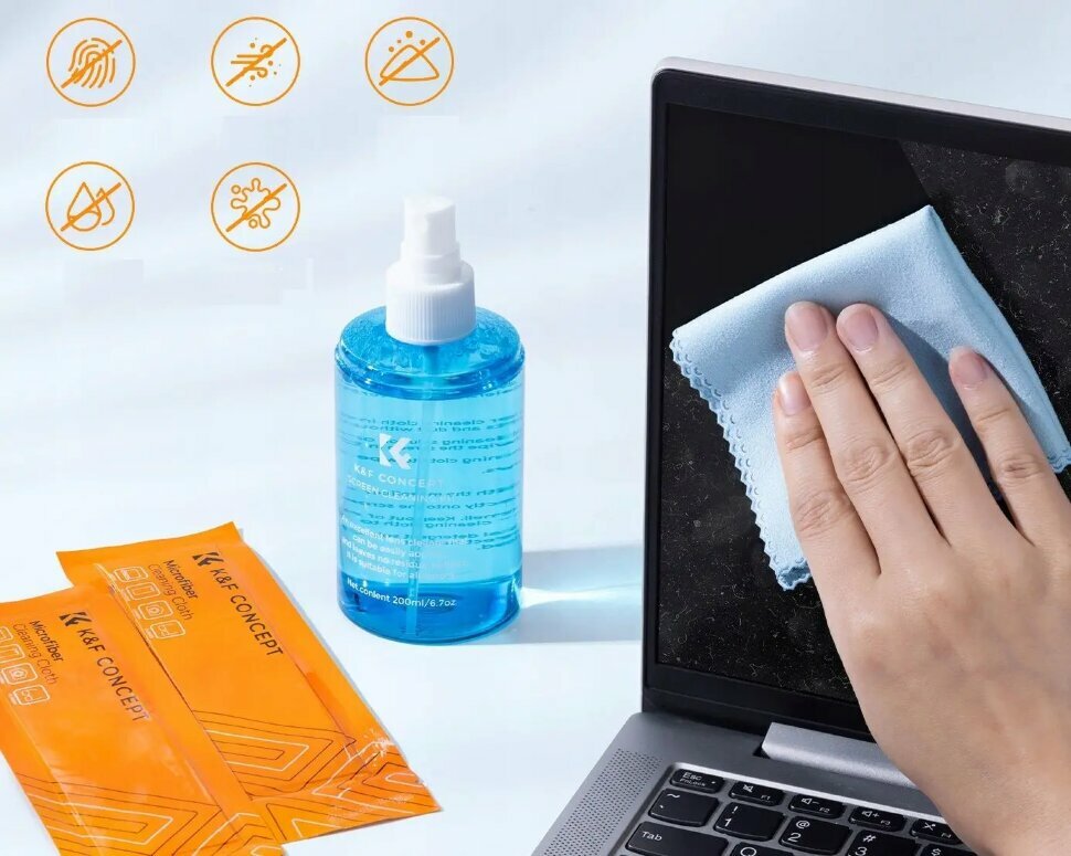 Набор для чистки K&F Concept LCD Screen Cleaning Kit — фото 1