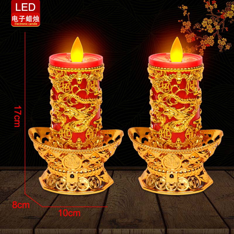 Буддийский культ, качающийся вечный свет, батарейный, бездымный, высокояркий светодиодный подсвечник, электронная свеча с подключением