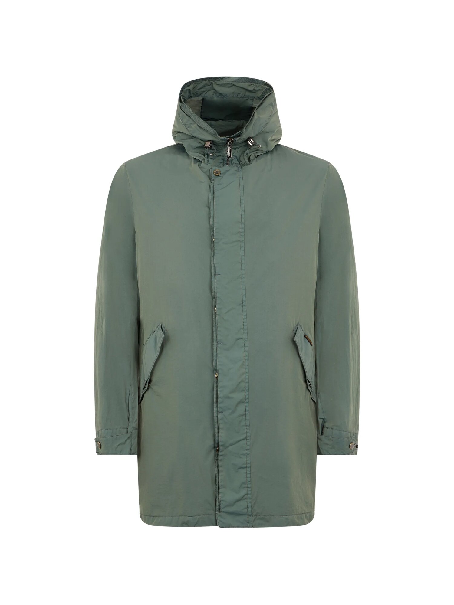 Пальто Single-breasted hooded raincoat