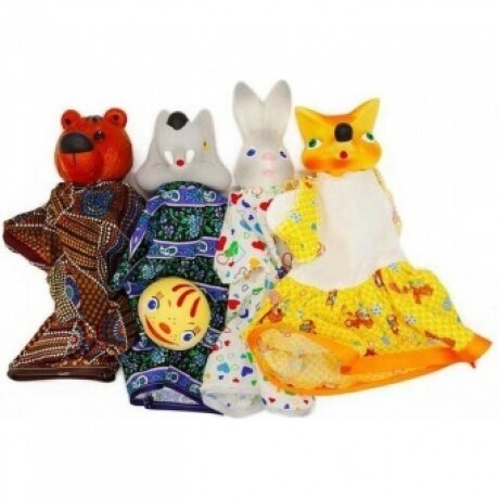 Кукольный театр Кудесники "Колобок" (5 персонажей) арт. СИ-50/СИ-636/3