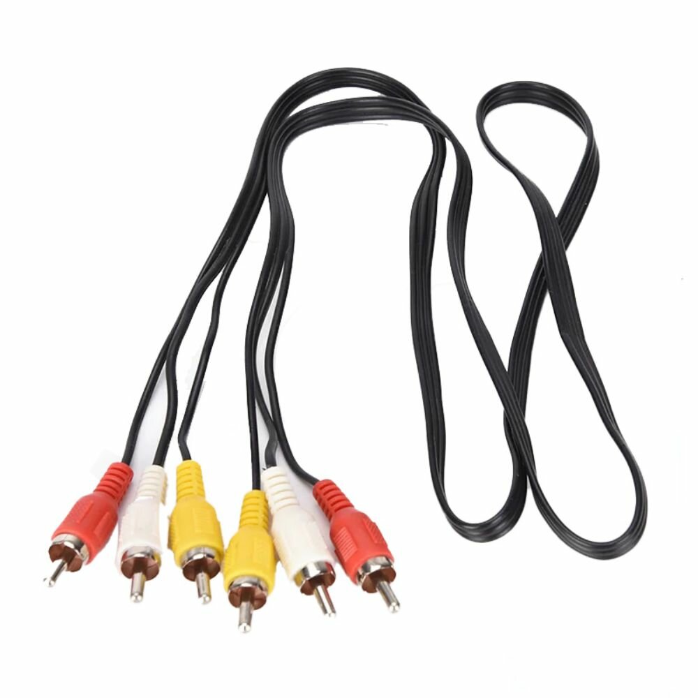 1M для телевизора TCL, красно-бело-желтый кабель, видеокомпонентный AV-адаптер, гнездо/штекер.