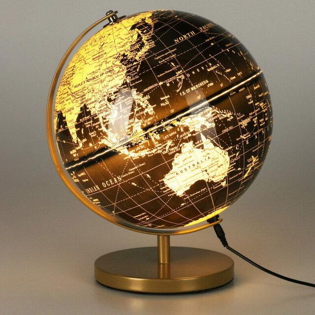 Декоративный глобус с подсветкой Moshline 31 см, 4 теплых белых LED ламп, Koopman, XX8120160