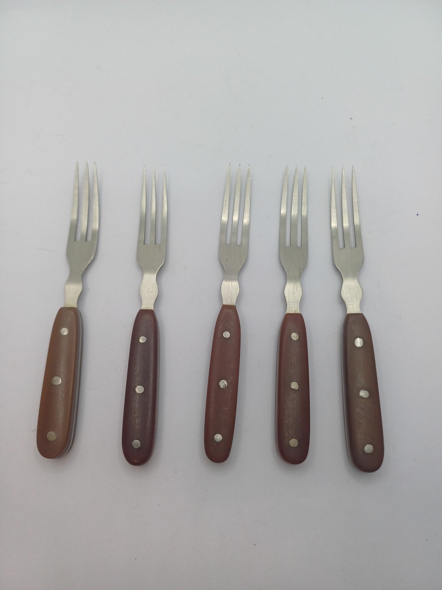 Винтажный советский набор столовых вилок, СССР