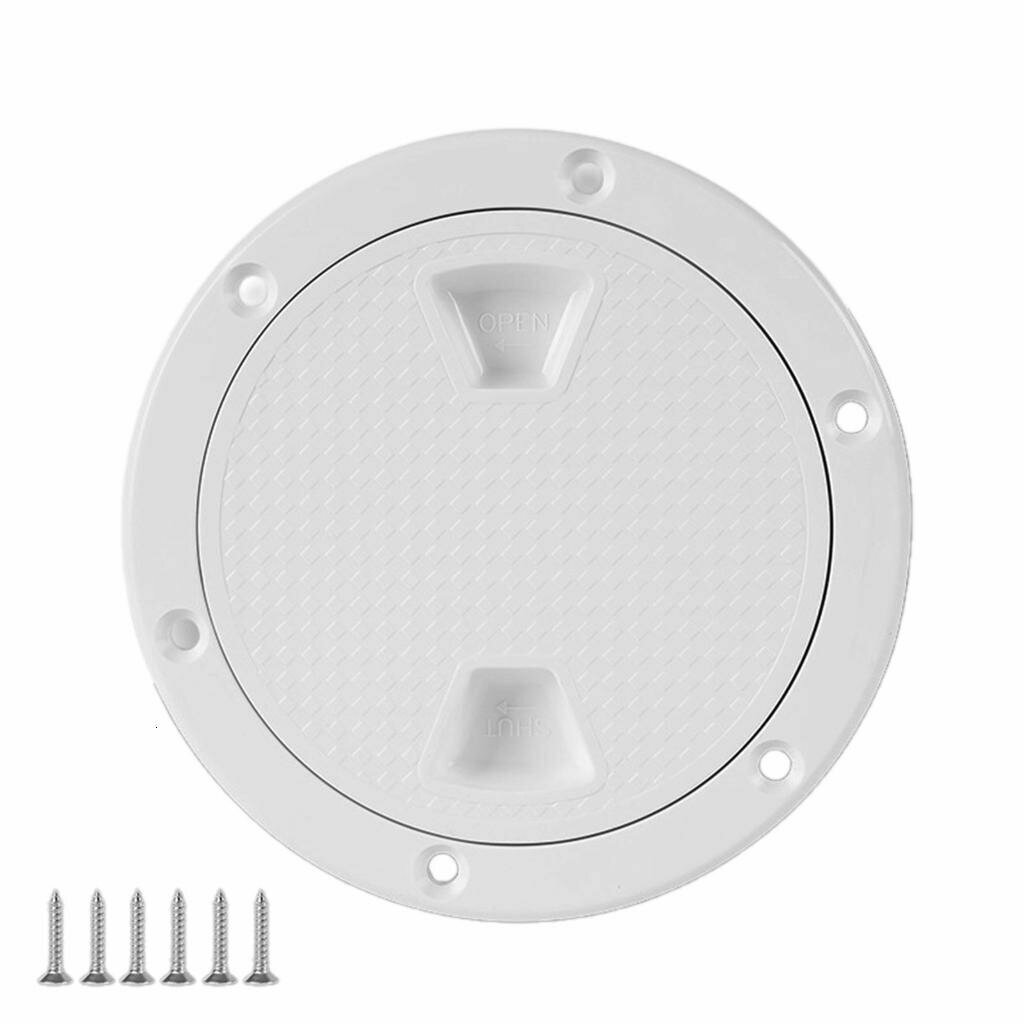 Крышки смотровых люков из АБС, Белый - 8 дюймов