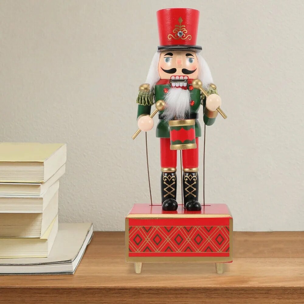 Щелкунчик Музыкальная Шкатулка Игрушка Из Натурального Дерева 1Пакет