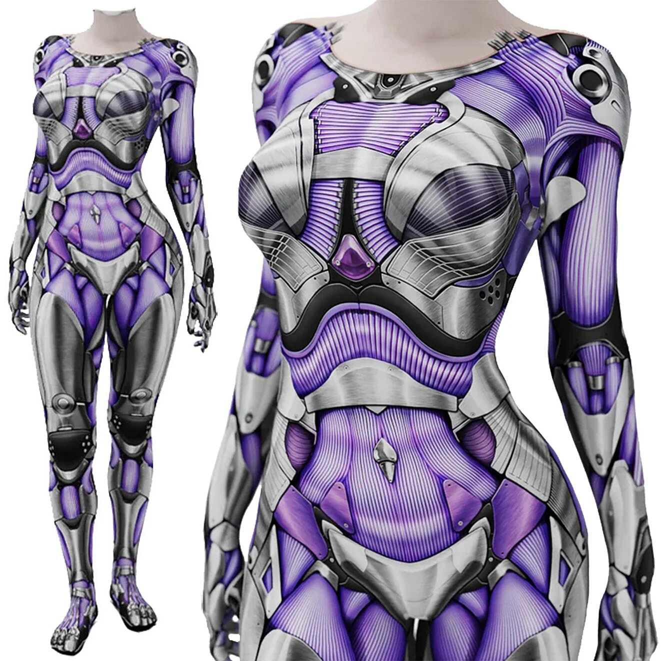 Косплей костюм Алита Боевой Ангел женский полиэстер XXXL