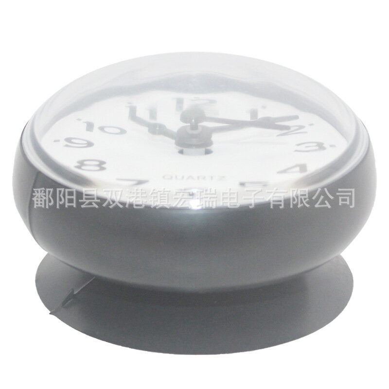 Водонепроницаемые часы с присоской для ванной, кухонные часы с наклейкой на холодильник, часы с присоской без следов