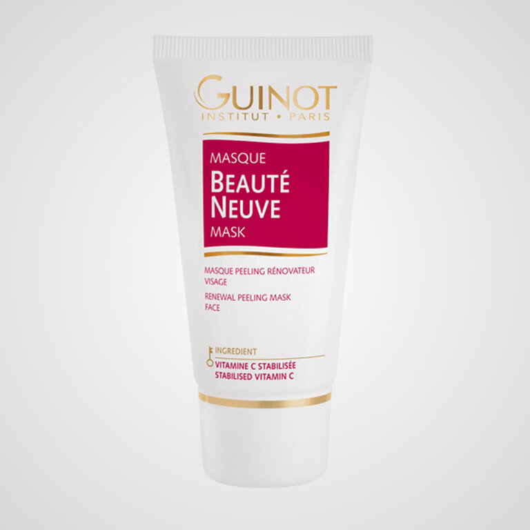 Обновляющая маска-пилинг с глюконолактоном и витамином С 50 мл GUINOT Masque Beaute Neuve Маска 50 мл