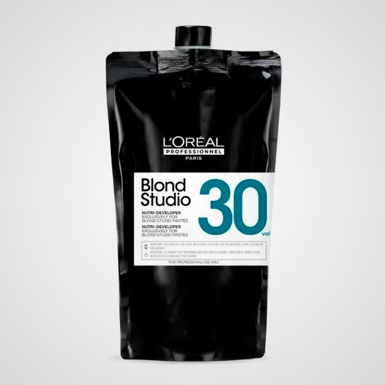 Нутри-проявитель Blond Studio Platinium 9%, 1000 мл L'Oreal Professionnel BD Studio Platinum 9% Оксидант 1000 мл