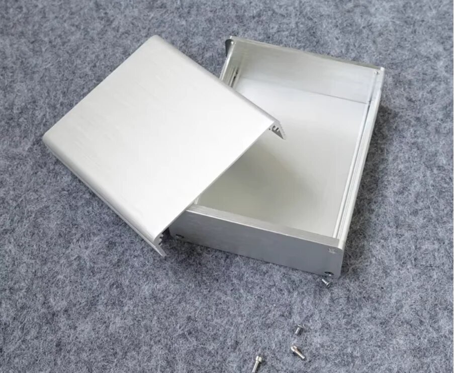 Алюминиевый корпус усилителя SENGTERBELLE 1205 Full Silver